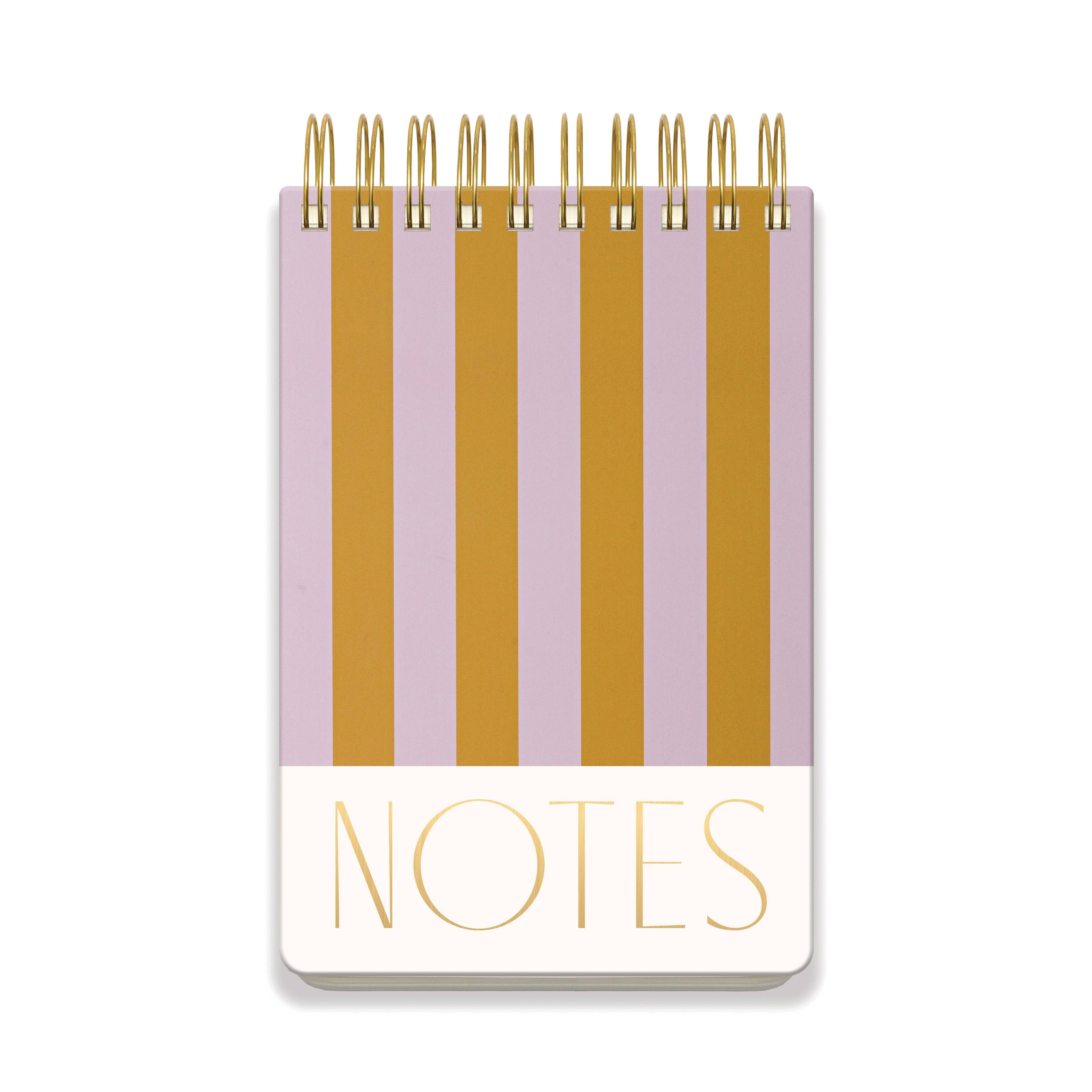 Designworks Ink Large Chunky Notepad - Lilac + Ochre Stripes – Iris ...